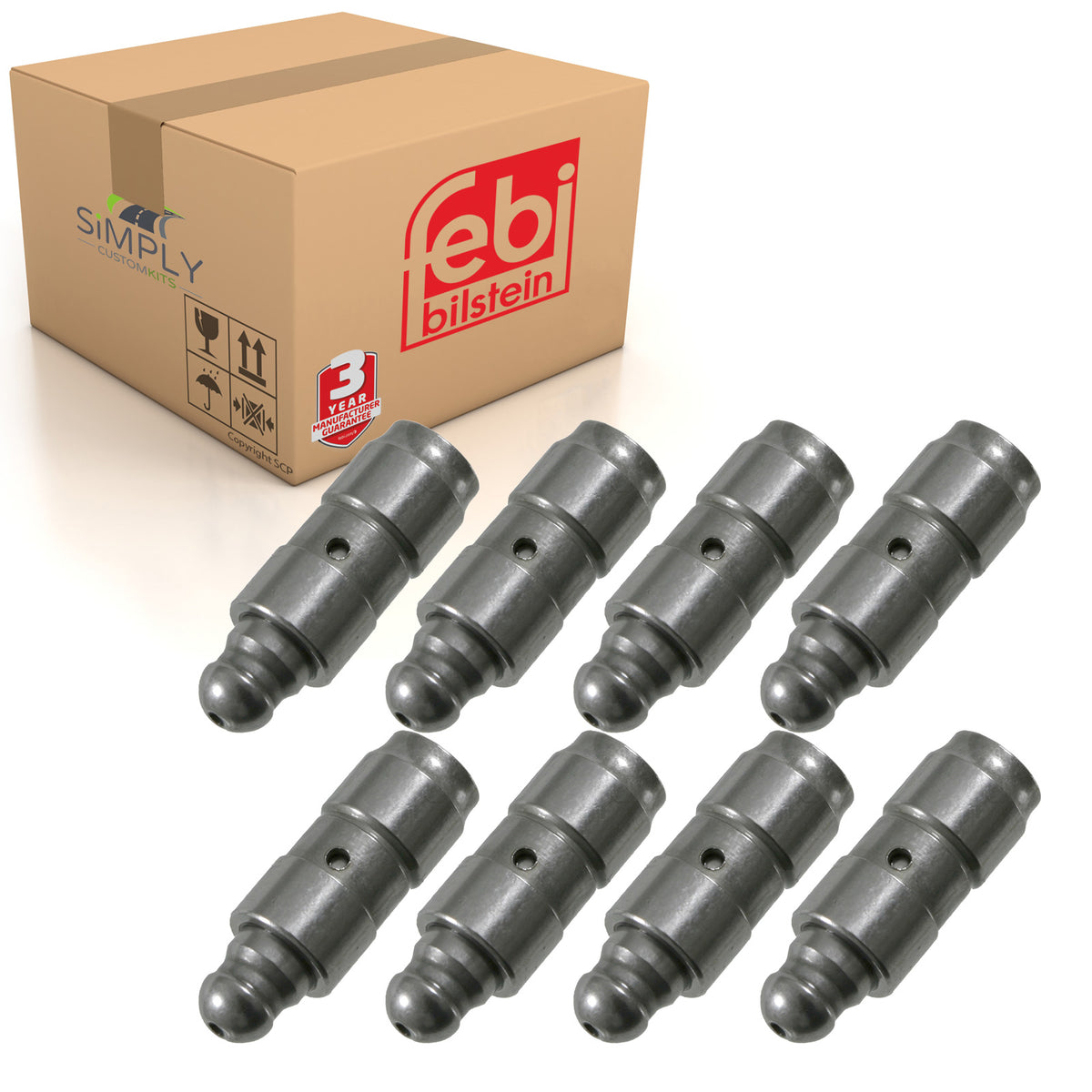 8x Golf Camshaft Follower Tappets Lifters Hydraulic Cam Fits VW Polo F ...